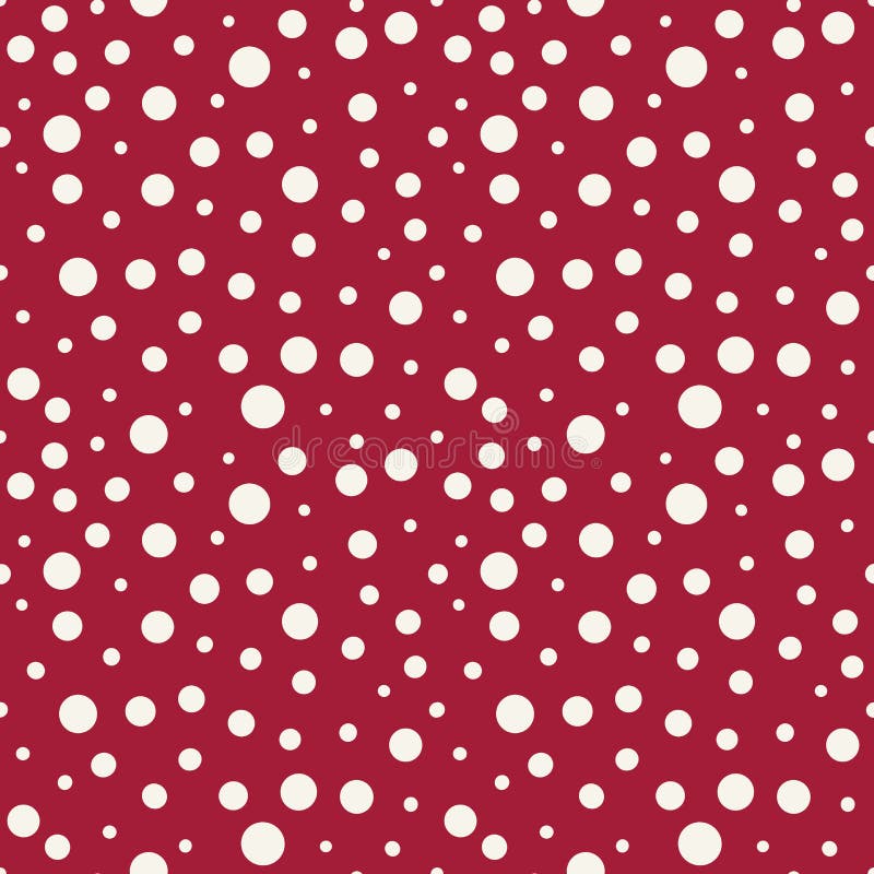 Abstract Geometric Red Vector Print Dots Pattern Stock Vector ...