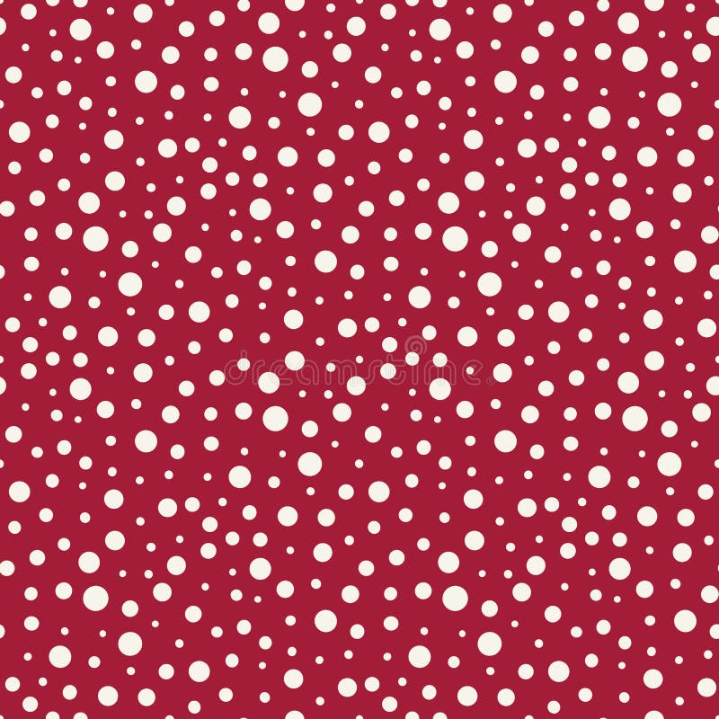 Abstract Geometric Red Vector Print Dots Pattern Stock Vector ...