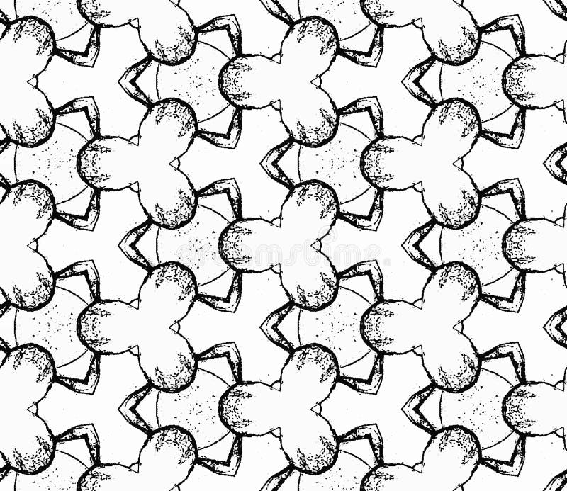 Abstract Geometric Repeating Pattern In Vector Format Stock Vector