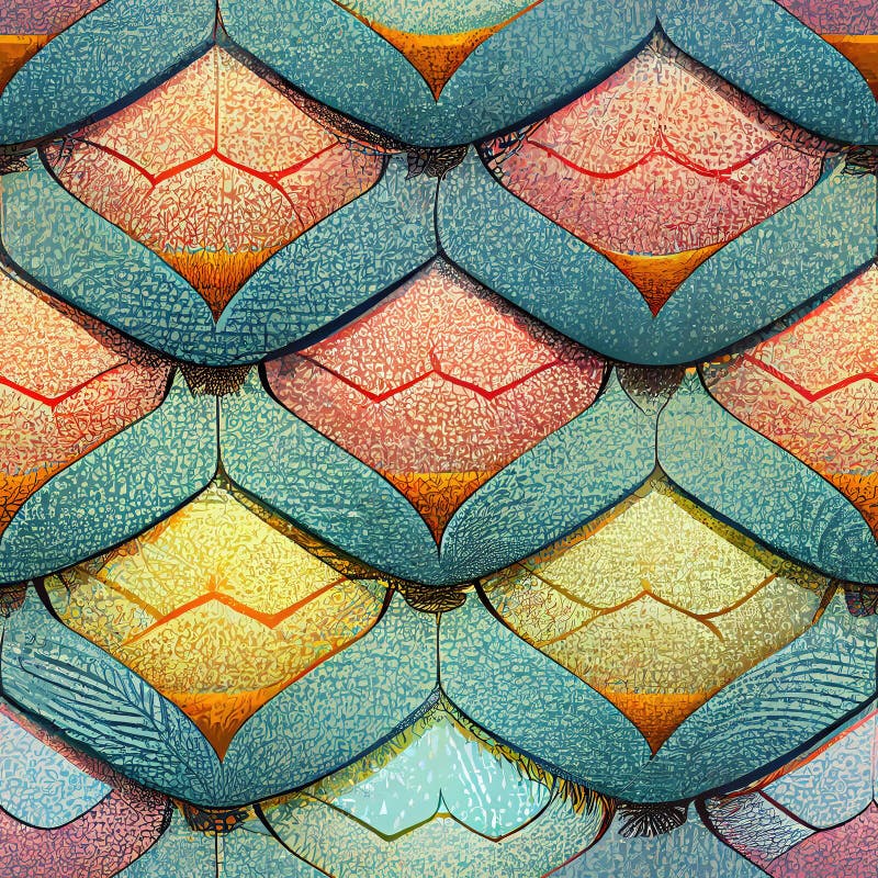 Abstract Geometric Repetitive Seamless Pattern Background Made with ...