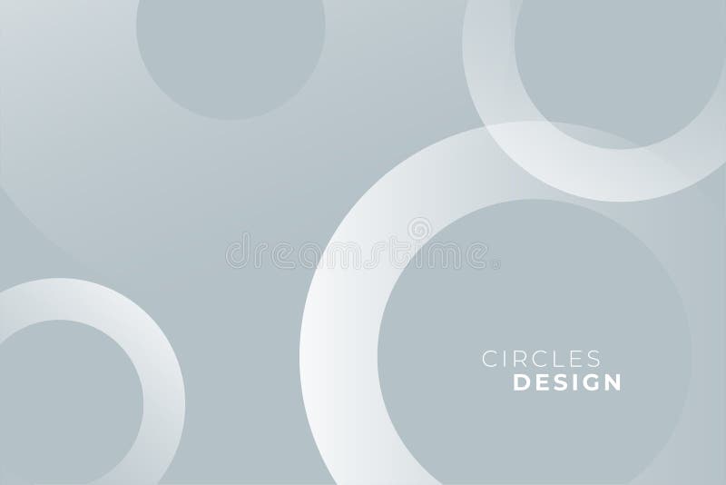 Abstract Geometric Round Shape Minimal Backdrop Design Stock Vector ...
