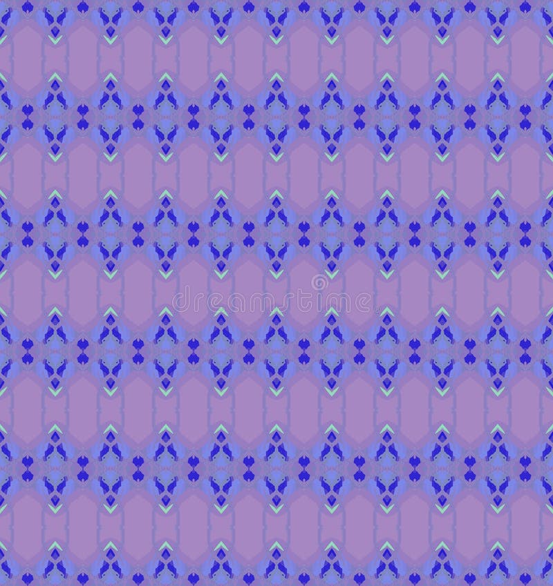 Regular Diamond Pattern Violet Purple Dark Blue and Mint Green ...