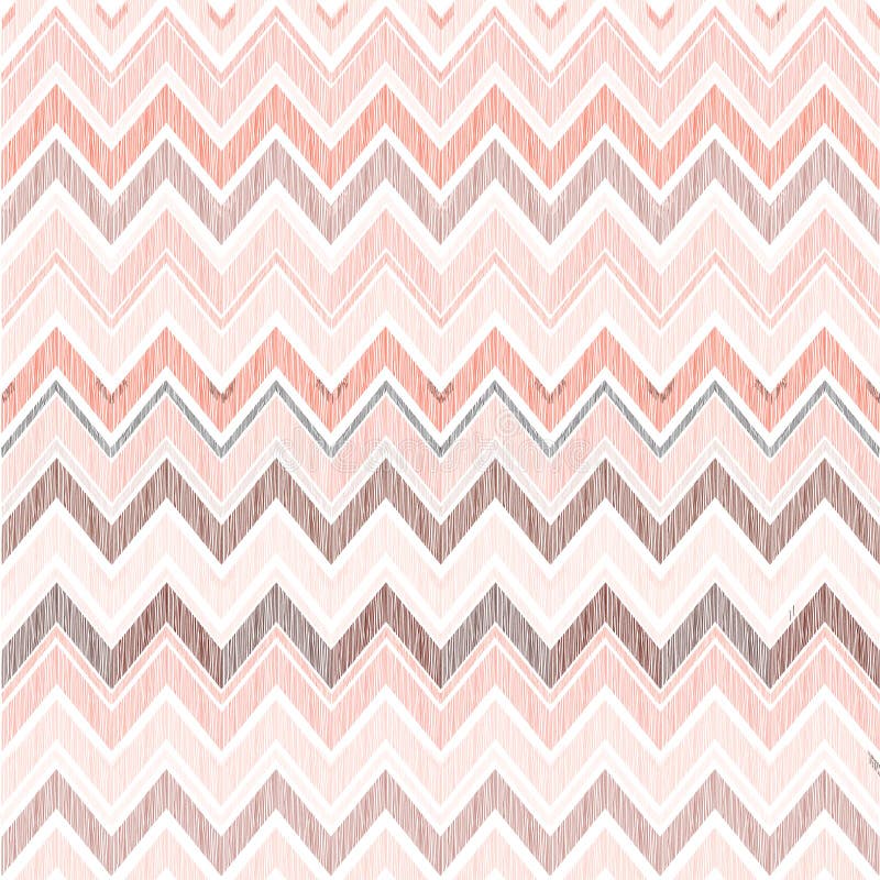 Abstract Geometric Seamless Pattern. Fabric Doodle Zig Zag Line Stock ...