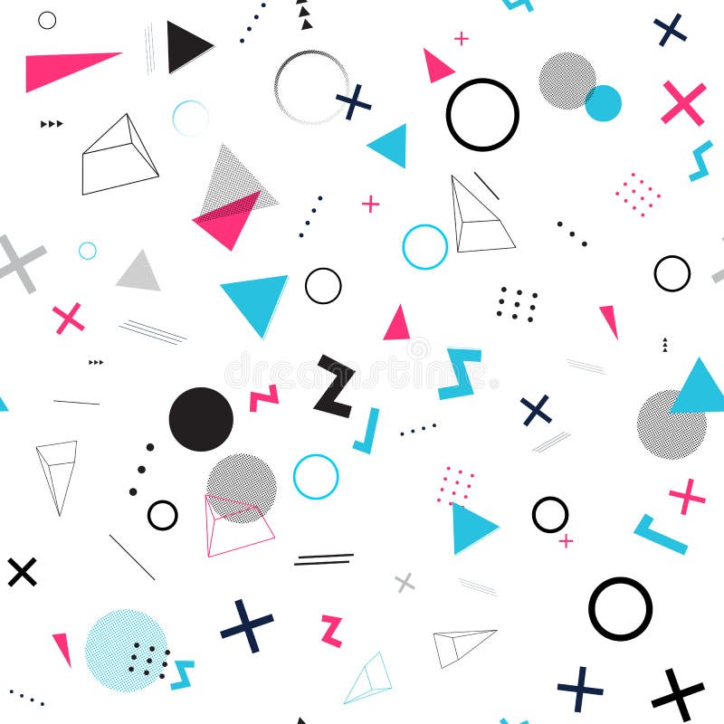 Abstract Geometric Seamless Pattern Minimal Background. Vector ...