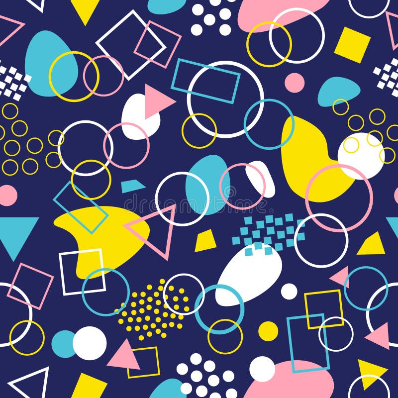 Abstract Geometric Seamless Pattern. Abstract Modern Trendy Vector ...
