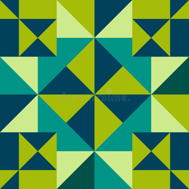 Abstract Geometric Seamless Pattern. a Pattern of Geometric Shapes ...