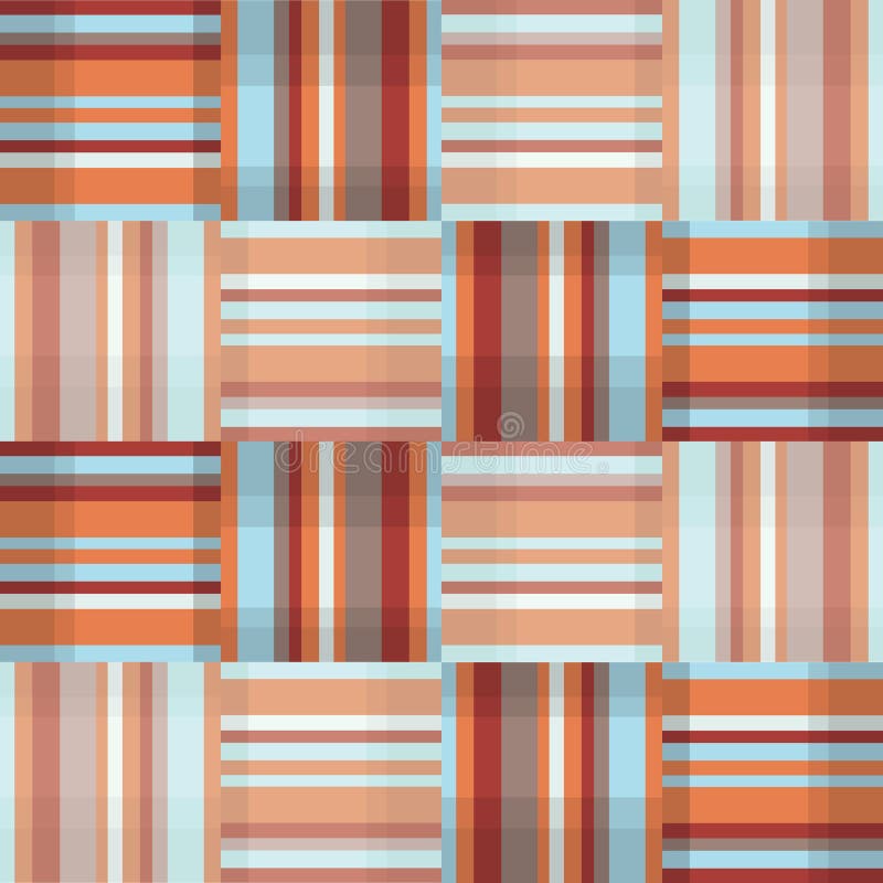Abstract Geometric Seamless Pattern. Square Stripe Fabric Texture Stock ...