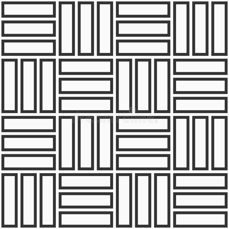 Abstract Geometric Seamless Vector Pattern. Horizontal and Vertical ...