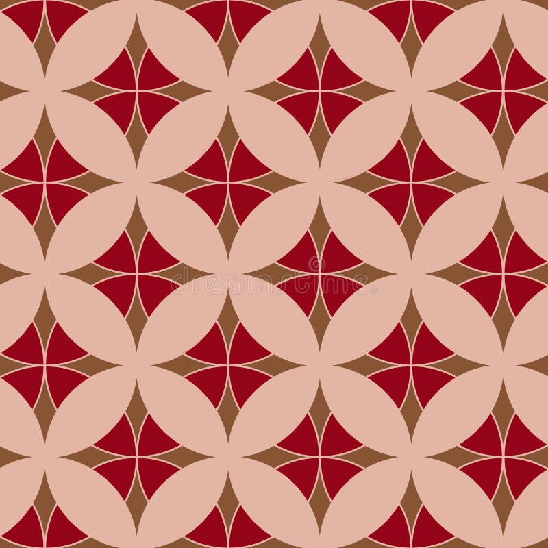 Abstract Geometric Seamless Vector Print Pattern Stock Vector ...