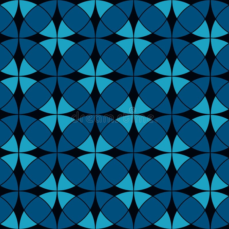 Abstract Geometric Seamless Vector Print Pattern Stock Vector ...