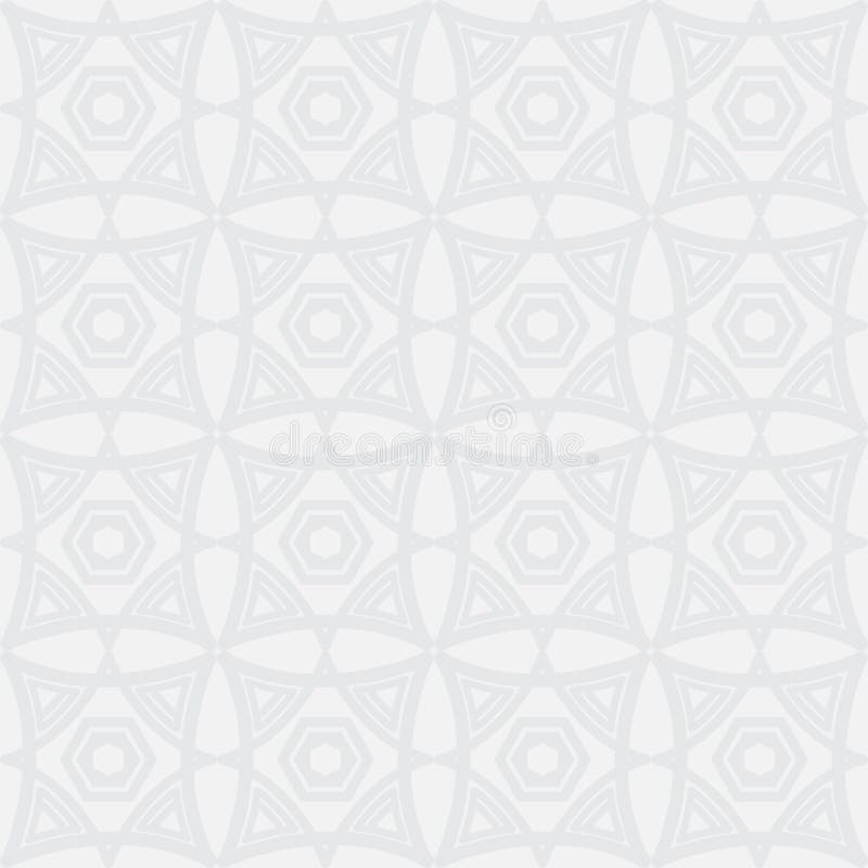 The Abstract Geometric Seamless Vector Print Pattern Stock Vector ...