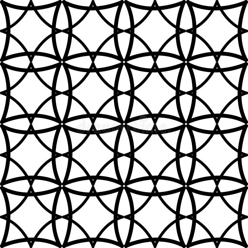 The Abstract Geometric Seamless Vector Print Pattern Stock Vector ...