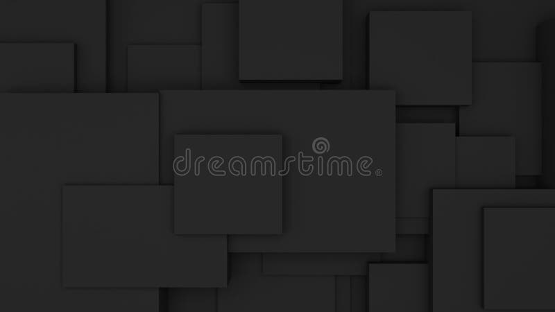 Abstract Geometric Shape Background Black Square Used in Graphics or ...
