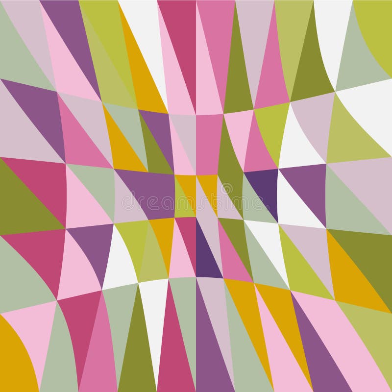 Abstract Geometric Shape Blocks Seamless Pattern Stock Vector ...