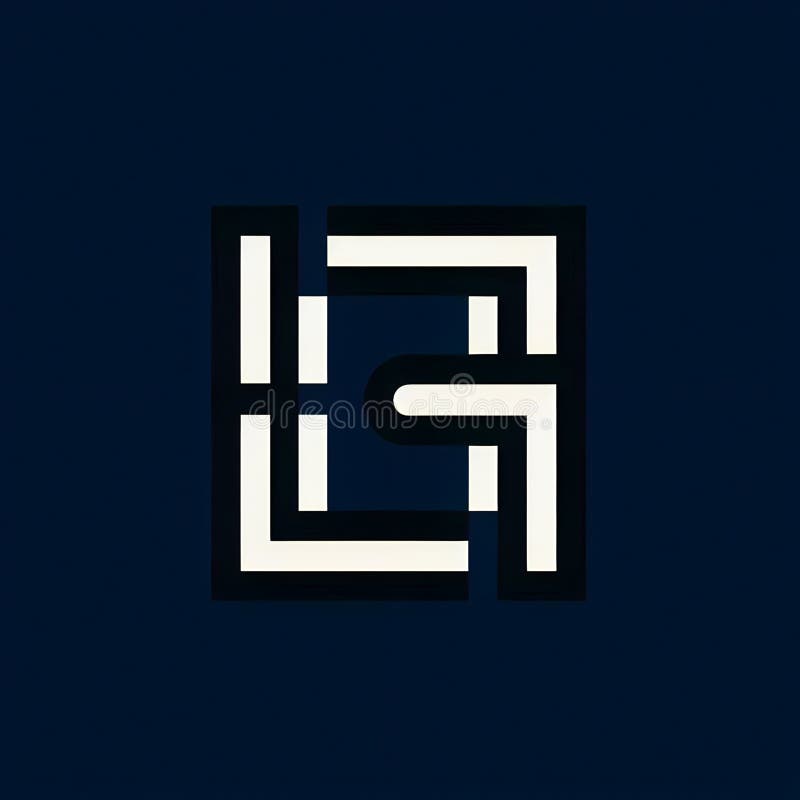 Abstract Geometric Shape Logo Vector Design Stock Illustration ...