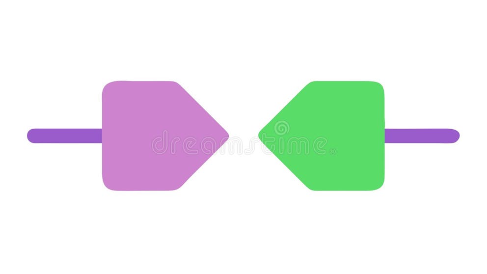 Abstract Geometric Shape with X Mark for Error or Deny, Vector Design ...