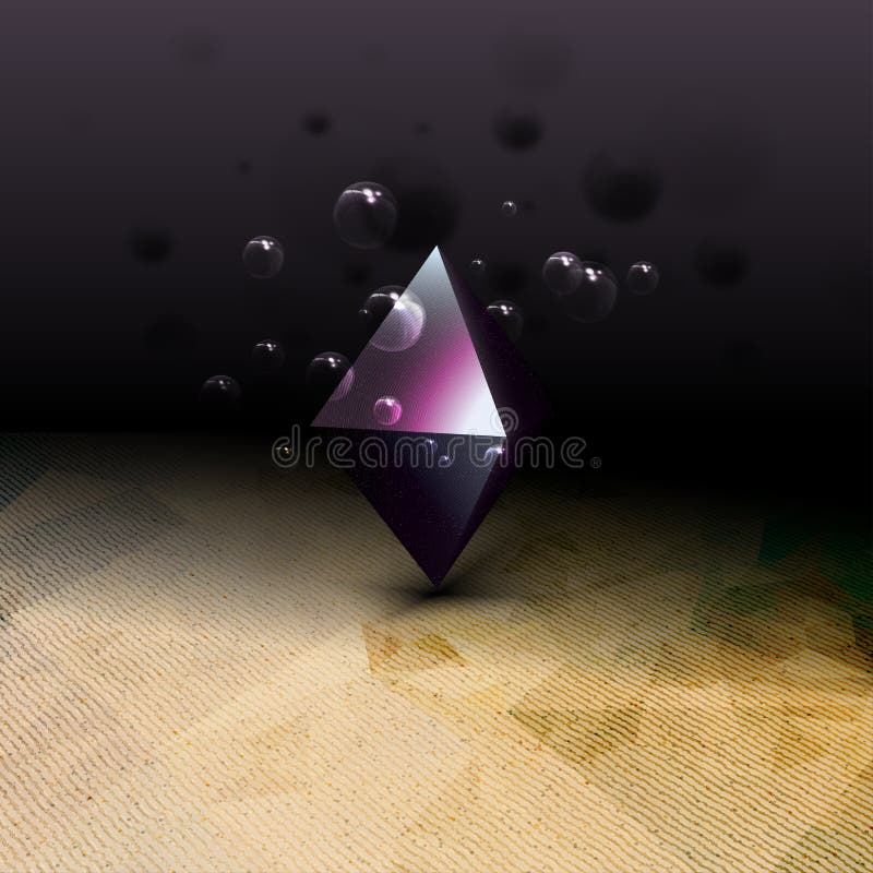 Abstract Geometric Shape, Scientific Graphic Stock Vector ...