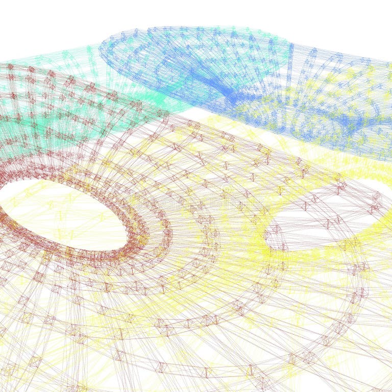 Abstract Geometric Shape Structure Vector. Geometrical Construction ...