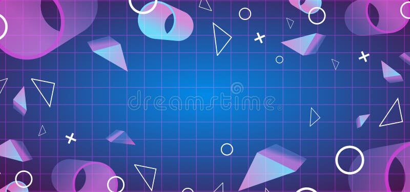 Dark Blue Banner Geometric Shapes Stock Illustrations – 10,333 Dark ...