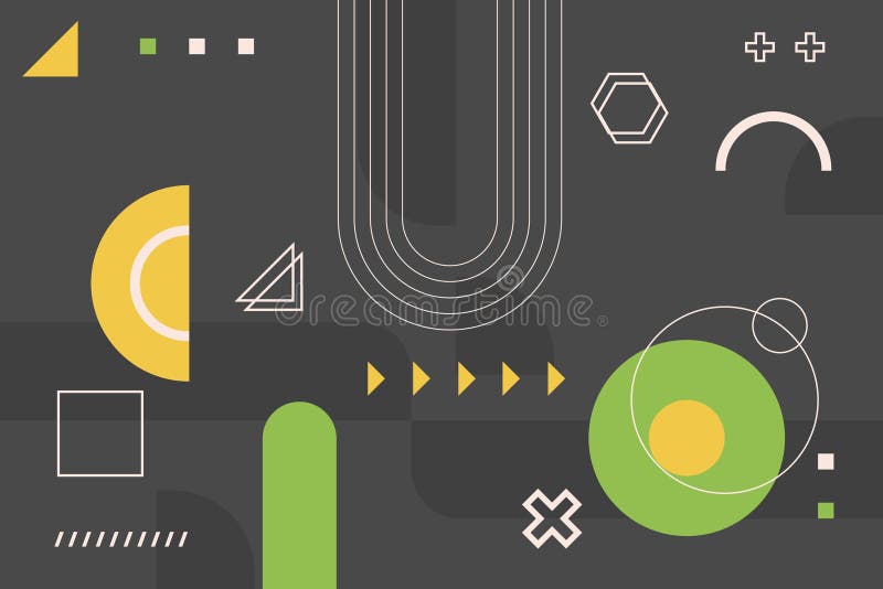 Abstract Geometric Shape Qr Code Label Design Stock Vector ...