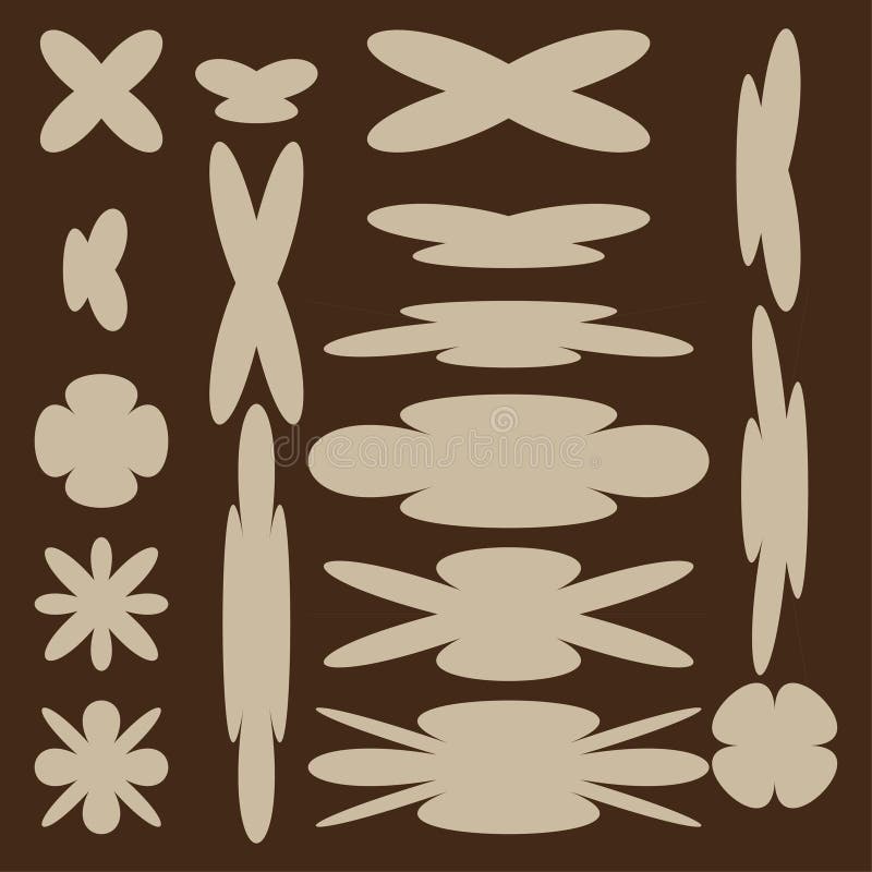 Retro Decorative Shapes Vector Set Stock Illustrations – 20,665 Retro ...