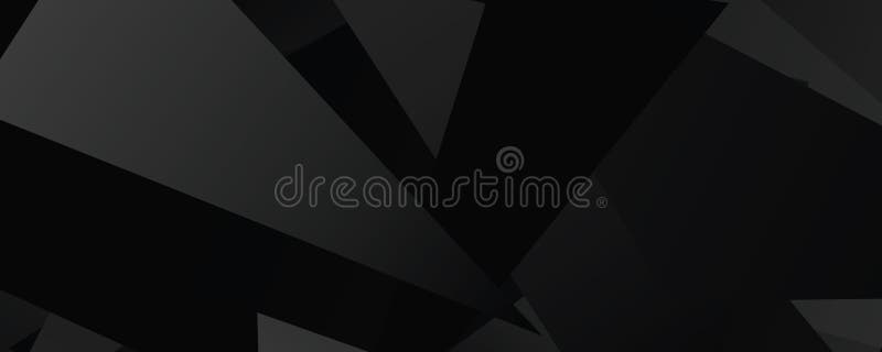 Abstract Geometric Shapes in Dark Minimalist Design with Sharp Edges ...