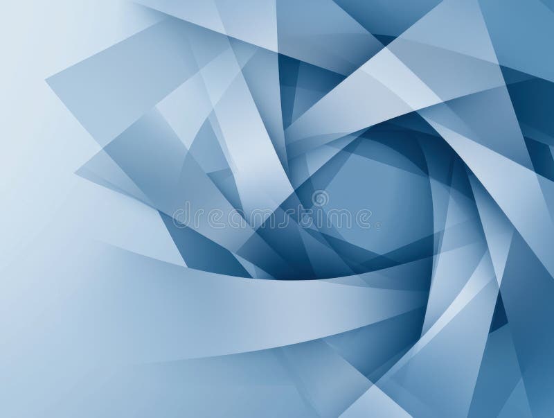 Abstract Geometric Shapes in Deep Blue Create Calming Visual Effect ...