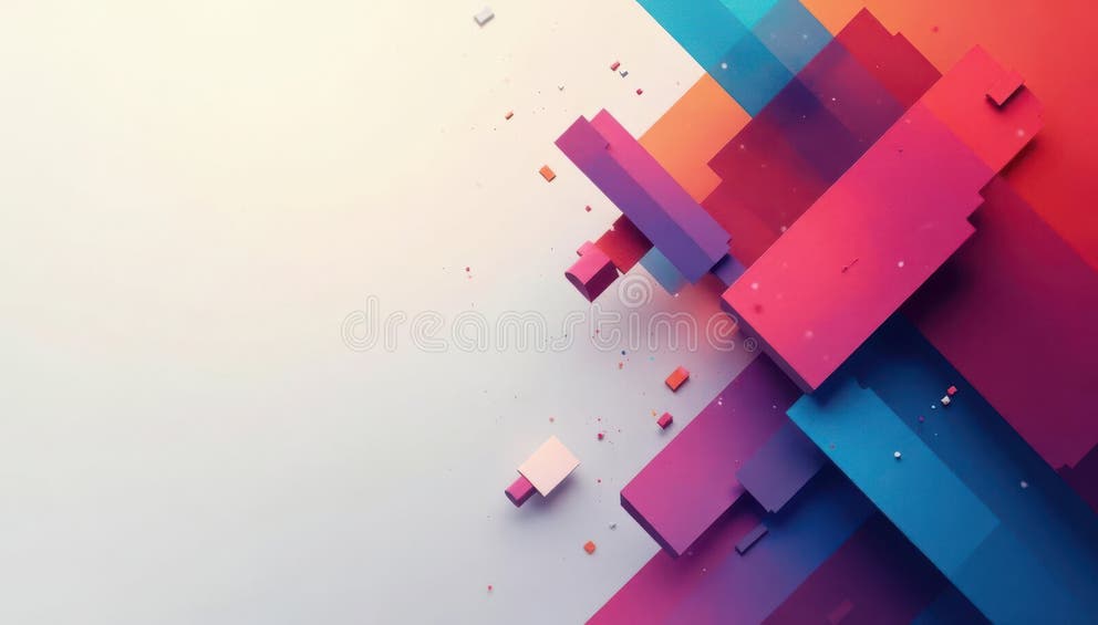 Abstract Geometric Shapes Form Complex Background , Design, Abstract ...