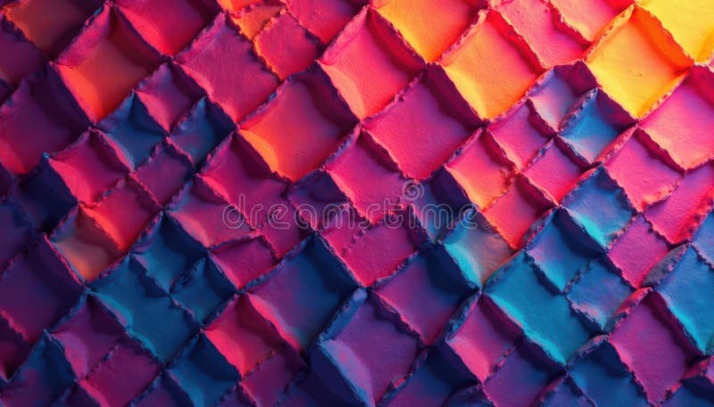 Abstract Geometric Shapes Forming a Continuous, Repeating Pattern for ...