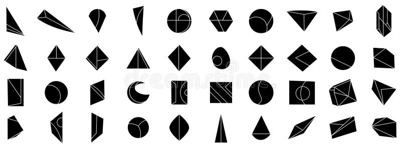 Abstract Geometric Shapes. Graphic Elements for Banner, Poster or ...