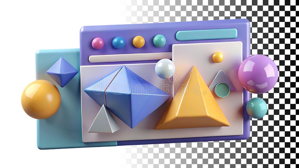 Abstract Shapes Icon, Geometric Design for Modern and Creative Projects ...