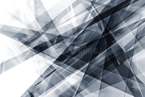 Abstract Geometric Shapes Intersect and Overlay, Creating a Dynamic and ...