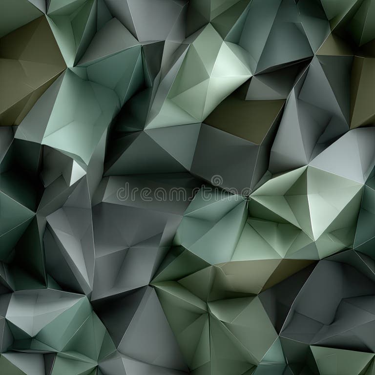 Abstract Geometric Shapes in Low-poly Style Form a Textured Backdrop ...