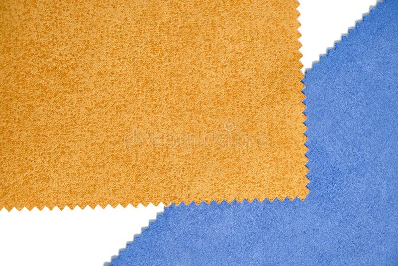 Abstract Geometric Shapes Made of Fabric in Different Colors, Blue ...