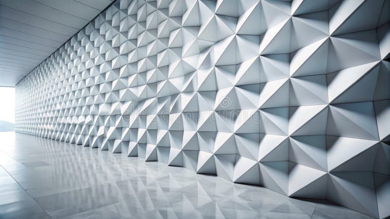 Abstract Geometric Shapes Melt into a Sleek White Wall a Study in ...