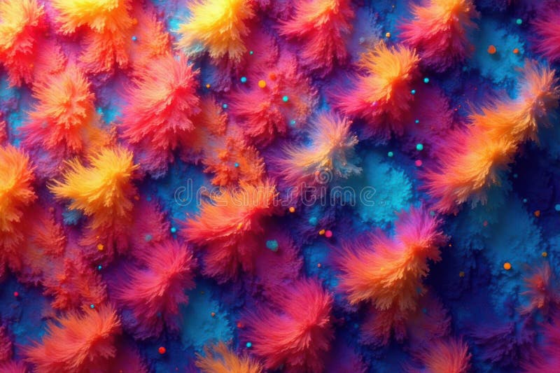 Abstract Geometric Shapes Repeat Endlessly Forming a Vibrant Textile Print , Surface, Bold ...