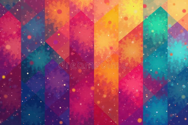 Abstract Geometric Shapes in Repeating Sequence, Modern, Natural ...