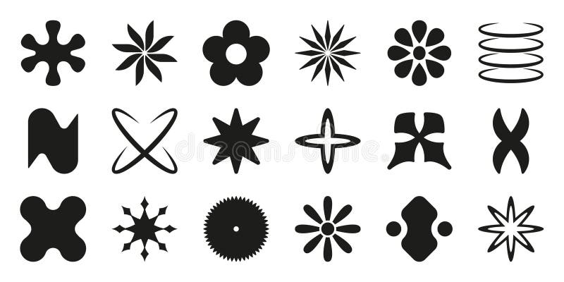 Versatile Geometric Patterns Silhouette Stock Illustrations – 529 ...