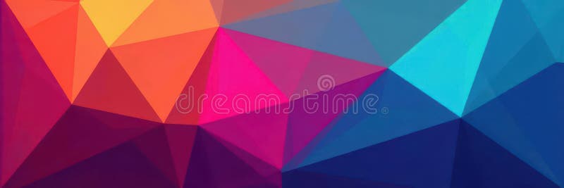 Abstract Geometric Shapes, Vibrant Corporate Colors, Visual, Style ...