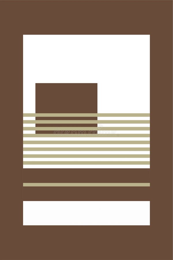 Abstract Geometric Shapes Wall Art Decoration Stock Vector ...