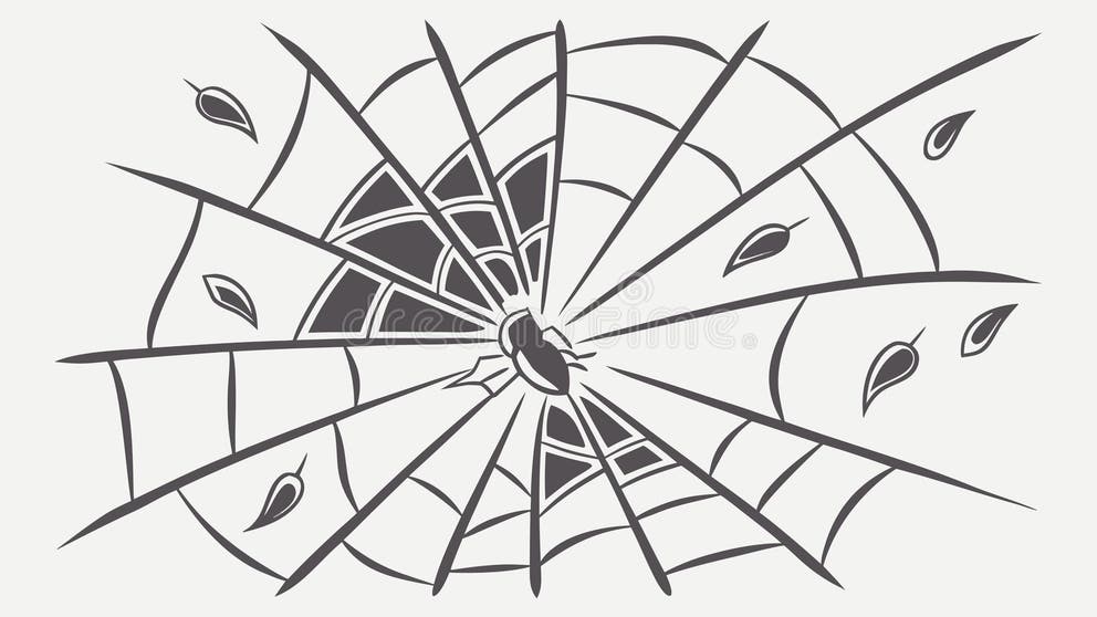 Abstract Geometric Shattered Glass Effect, Dynamic Broken Texture ...