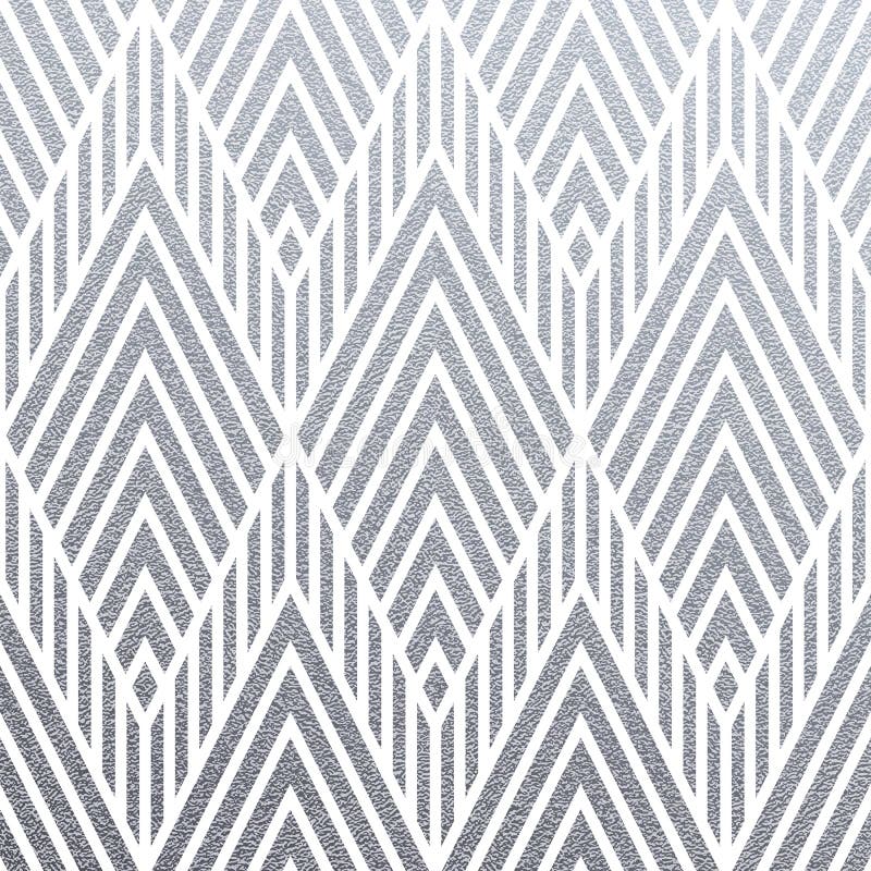 Geometric Silver 3D Cubes Seamless Pattern with Glitter Texture of ...