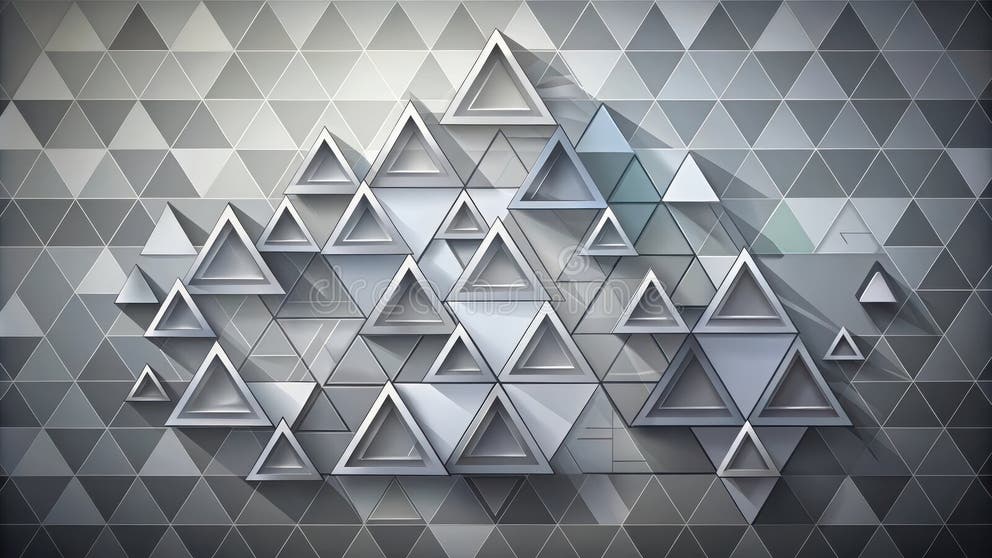 Silver Triangle Design Stock Illustrations – 16,533 Silver Triangle ...