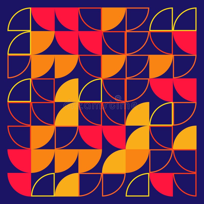 Abstract Geometric Simple Minimalistic Seamless Pattern, Stripes, Waves ...