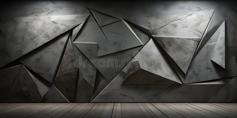 Abstract Geometric Slate Tile Texture Background. Industrial Concrete ...