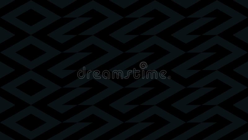 Abstract Geometric Small Pattern Black on a Dark Background Stock ...