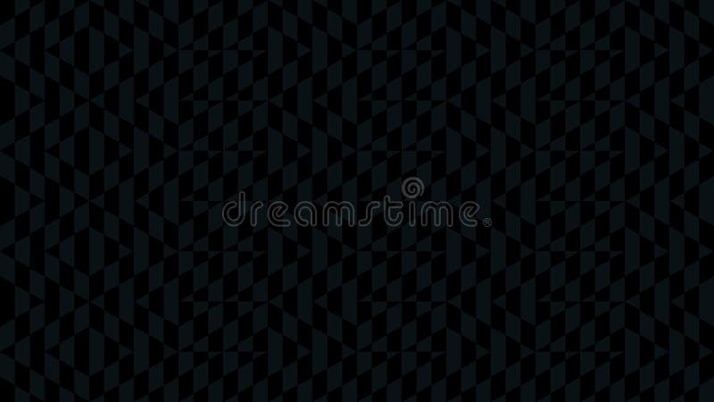 Abstract Geometric Small Pattern Black on a Dark Background Stock ...