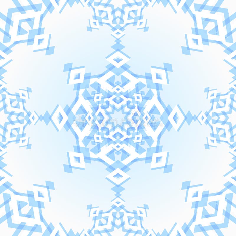 Geometric snowflake stock illustration. Illustration of geometry - 17036837