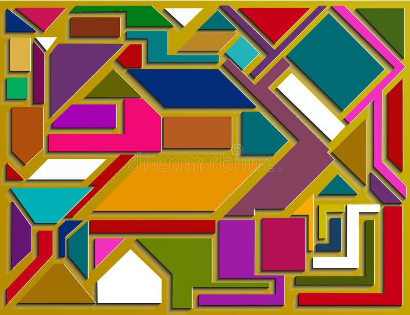 Abstract Geometric Spectrum Stock Vector - Illustration of concept ...