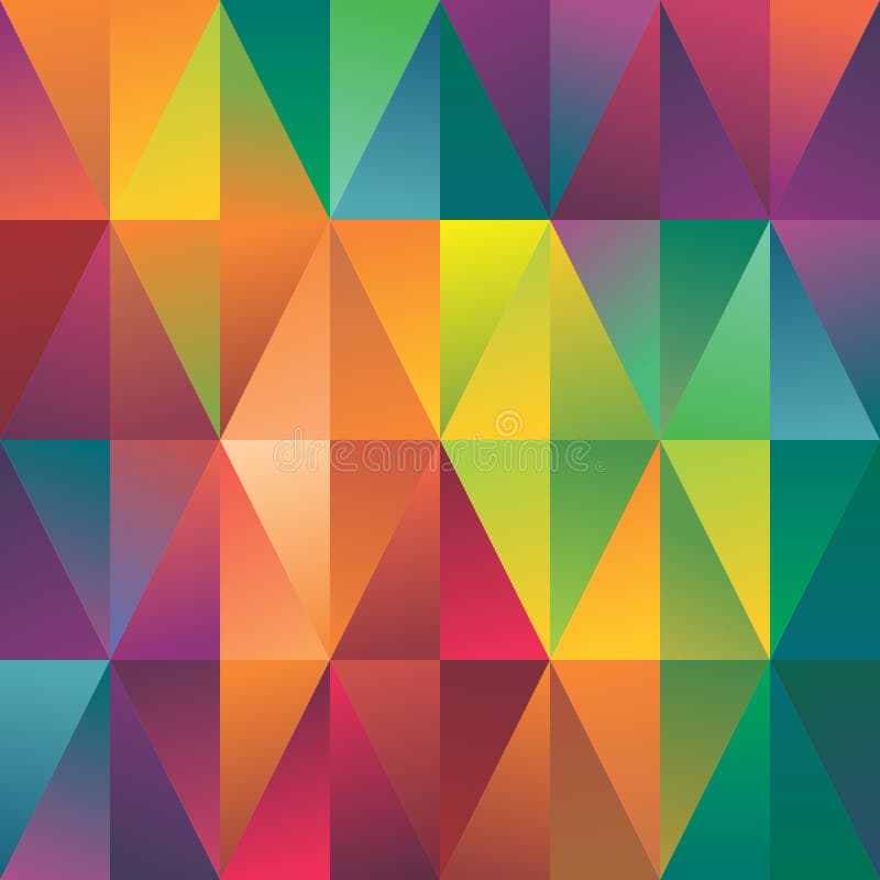 Abstract Geometric Spectrum Pattern Background Stock Illustration ...